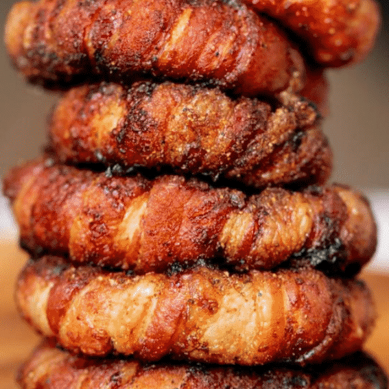 Bacon Wrapped Onion Rings – Sids Sauce